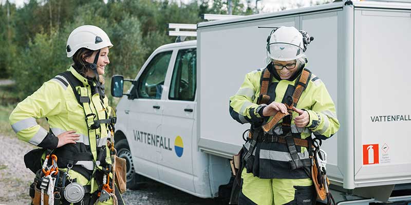 Så jobbar Vattenfall för säkra elnät